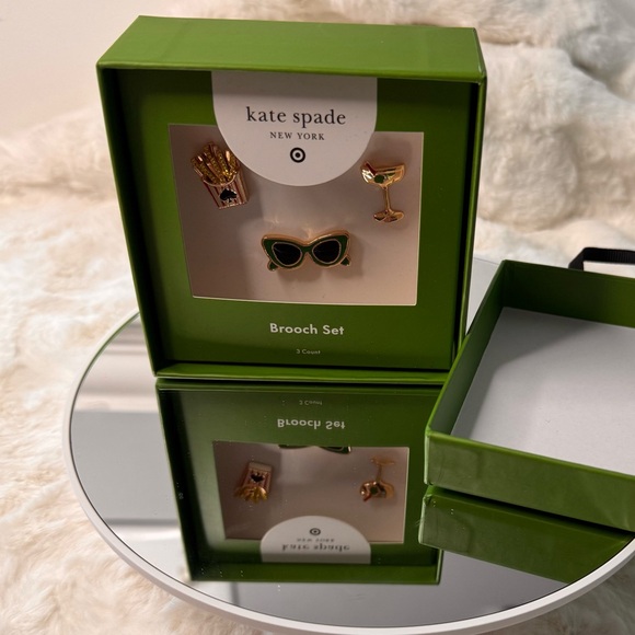 kate spade | Jewelry | Kate Spade X Target Brooch Set New In Box French ...